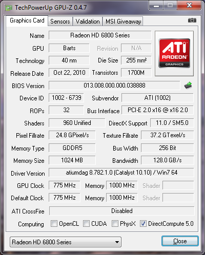 Test • AMD RADEON HD 6800 - Le comptoir du hardware